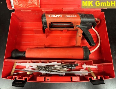 Hilti HIT MD 2000 Kartuschenpistole + Ausblaspumpe, Koffer incl ...