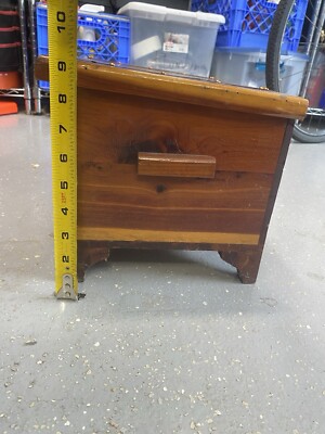 Antique Cedar Trunk (chest) and Box PLEASE MAKE OFFER | eBay
