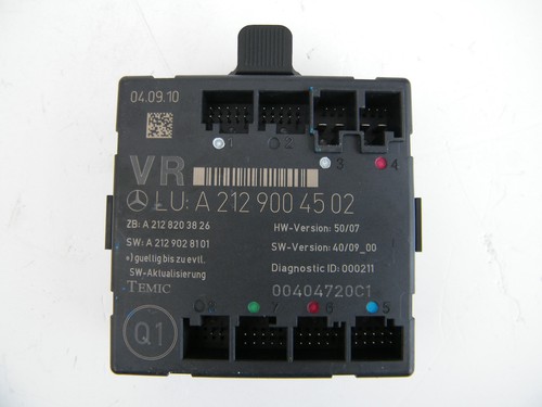 MERCEDES W212 E220 2010-15 CONTROL UNIT MODULE FRONT DOOR RIGHT SIDE ...