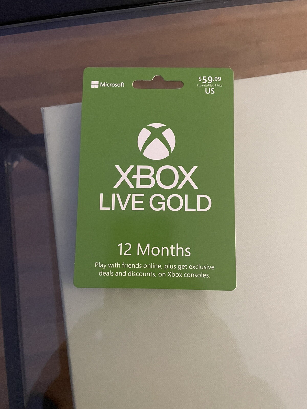 Microsoft 52M-00339 Xbox Live Subscription 12 Month Gold Membership ...