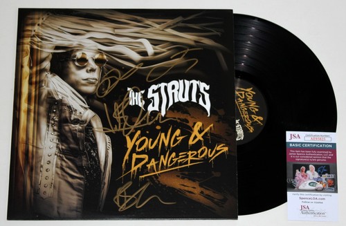 THE STRUTS SIGNED YOUNG & DANGEROUS LP VINYL RECORD ALBUM AUTOGRAPHED ...