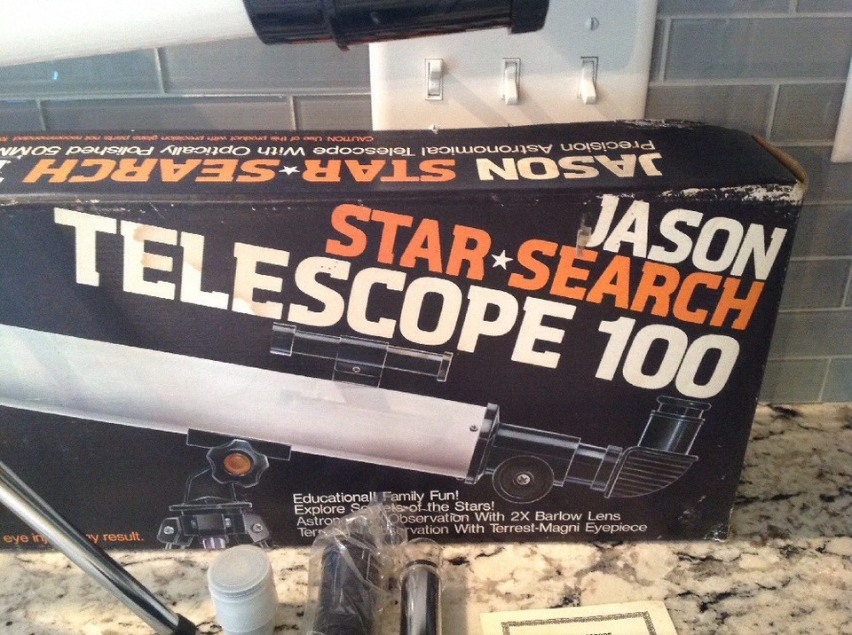 Jason Telescope 100 Model STAR SEARCH 100 Original Box Complete Nice ...