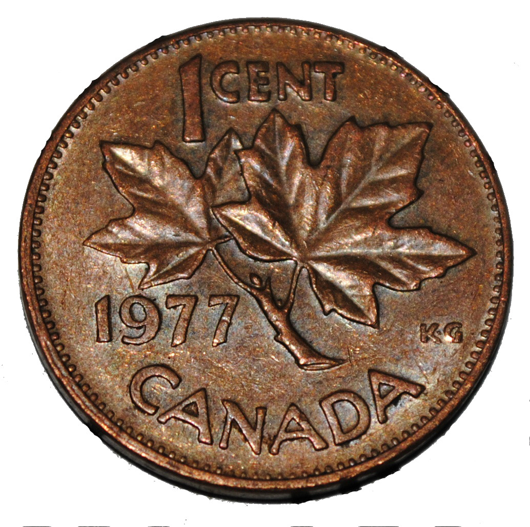 Canada 1977 1 Cent Copper One Canadian Penny Coin | eBay
