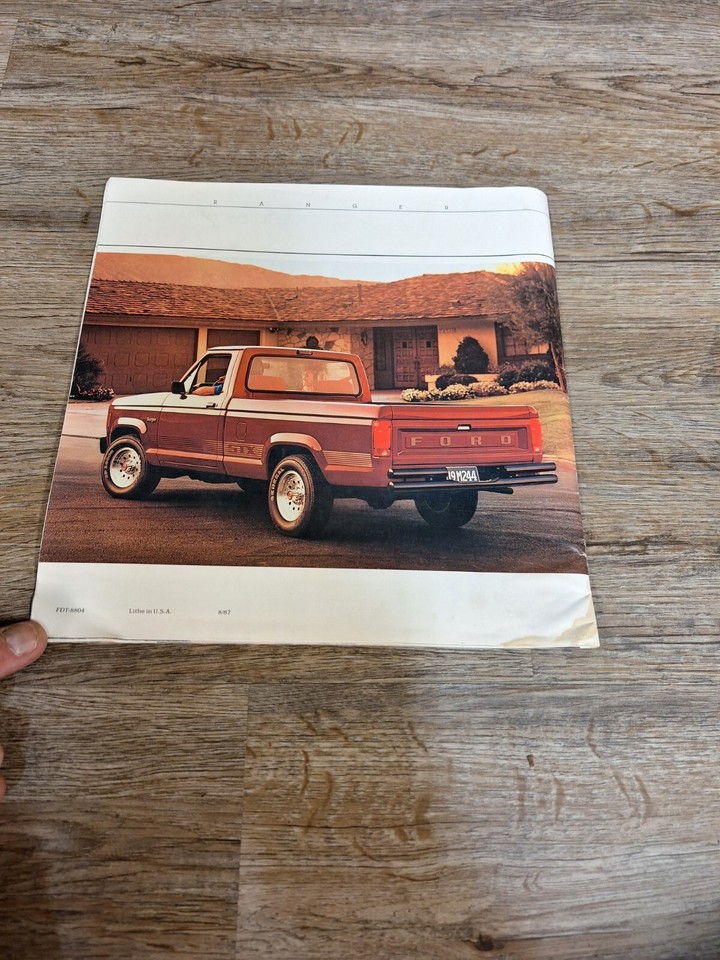 1988 FORD RANGER STX,XLT CUSTOM S 4x4 BROCHURE | eBay