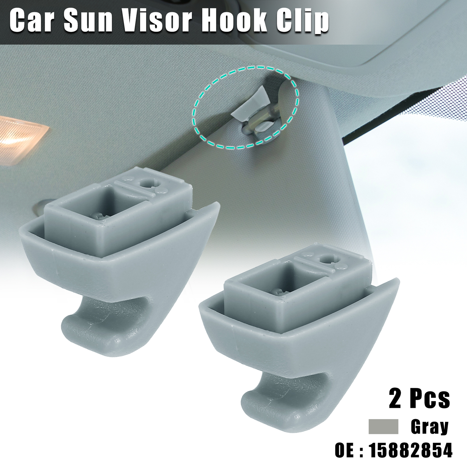 Sun Visor Retainer Support Clip 15882854 for Chevy Tahoe for GMC for ...