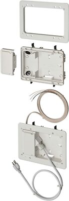 Arlington Low Profile TV BRIDGE Kit for Shallow Wall Depths (White ...
