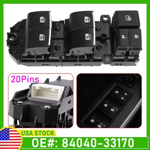 Master Power Window Control Switch For 2018 2019 2020 Toyota Camry ...