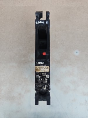 1) ITE Siemens E41B020 20 amp 277 Volt 1 pole Type E4 Circuit Breaker ...