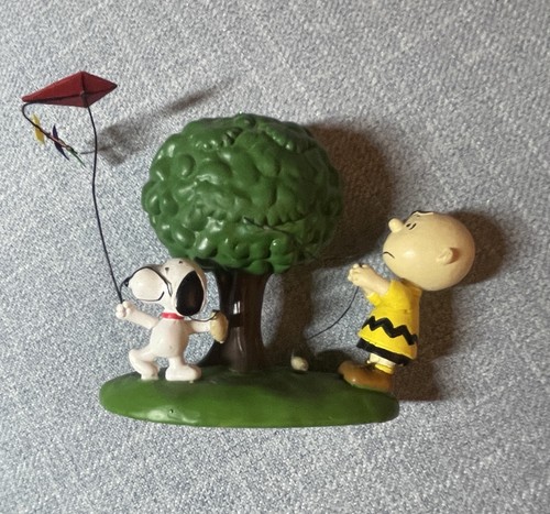 Peanuts Department 56 Good Grief Christmas Village Kite Tree Charlie ...