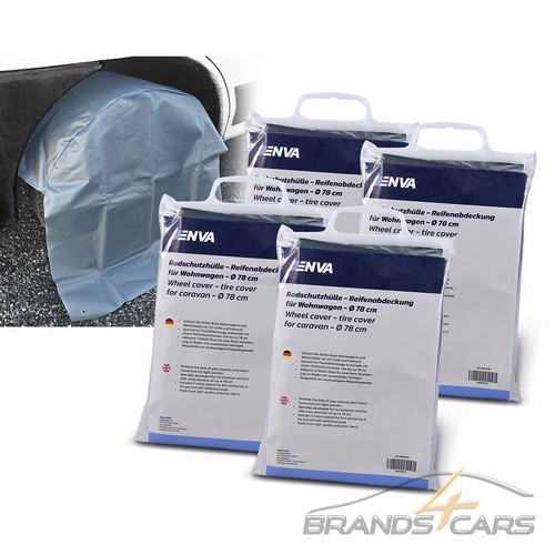 4x ENVA RADABDECKUNG REIFENABDECKUNG WOHNWAGEN CARAVAN UV SCHUTZ ...