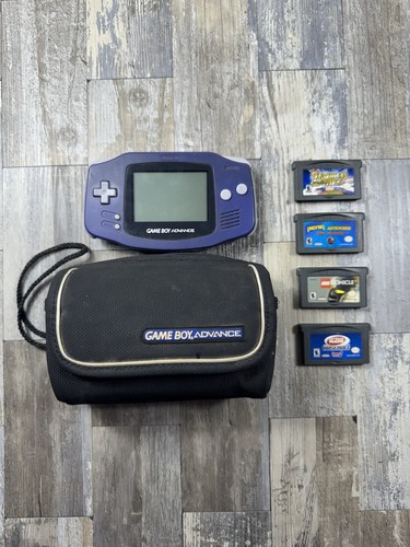 Nintendo Game Boy Advance Handheld System AGB-001 Indigo Bundle | eBay