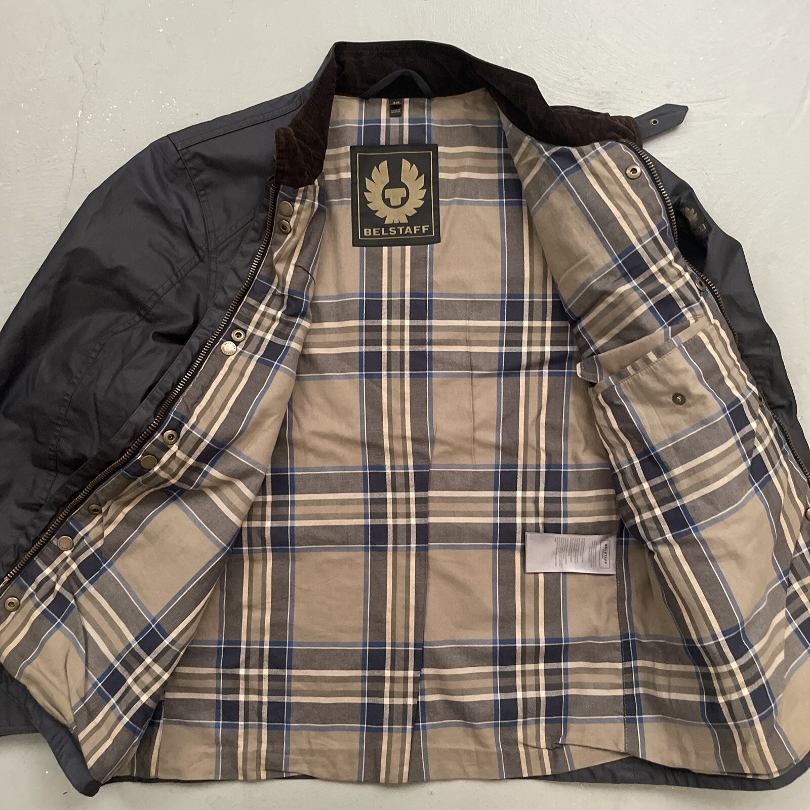 Belstaff Waxed Cotton Tourmaster Jacket Biker Riding … - Gem