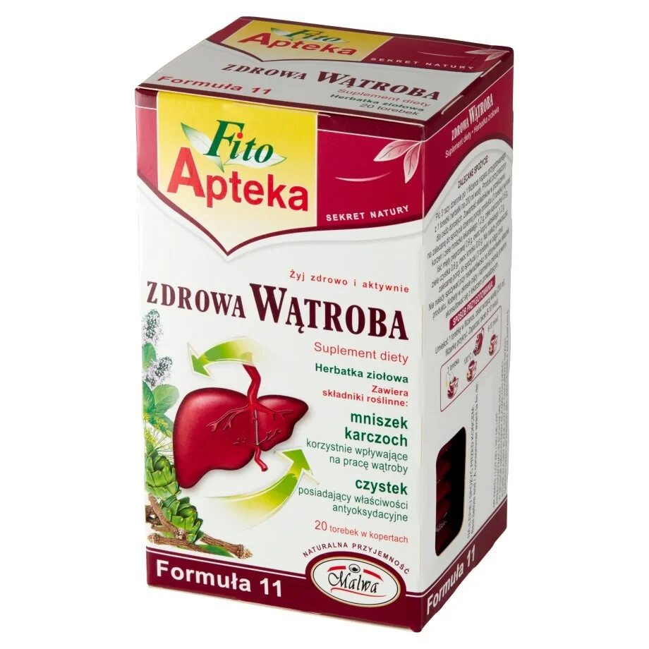 Pack of 2 Fito Apteka - Healthy Liver Herbal Tea 20 Bags X 40G | eBay