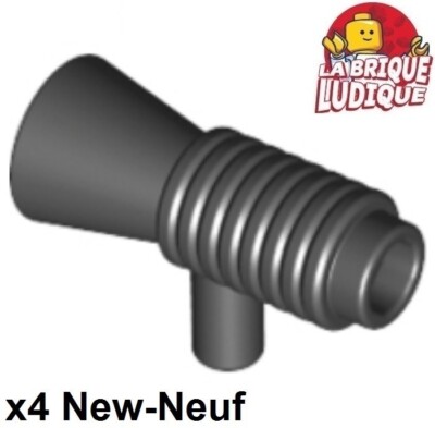 Lego 4x Minifig utensil Loudhailer Megaphone SW Blaster noir/black 4349 ...