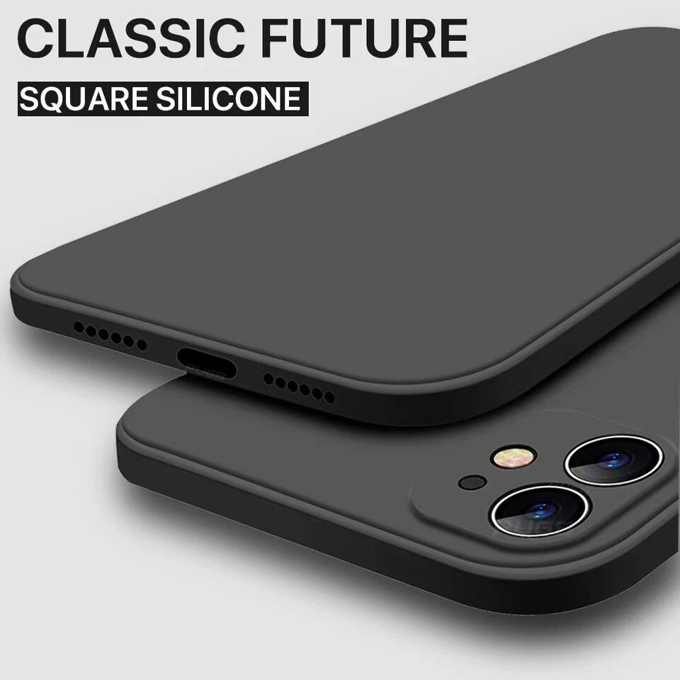 For iPhone 17 16 15 14 13 12 11 Pro Max X XS XR Silicone Case Camera ...