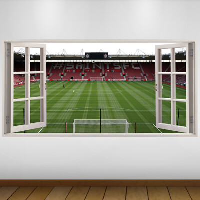 EXTRA LARGE Southampton FC Stand Pitch Football Vinyl Wall Sticker ...