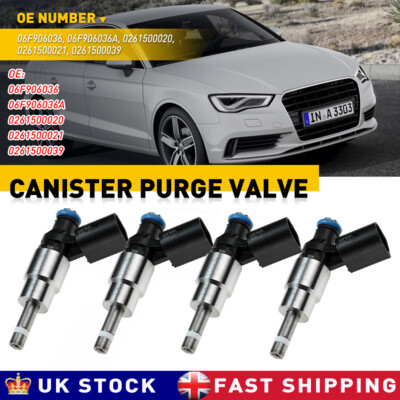 4x Fuel Injector 06F906036A For Audi A3 A4 TT VW Passat GOLF TFSI 2.0 ...
