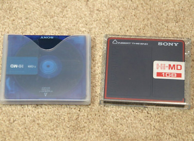 x2 1GB SONY Hi-MD MiniDisc Minidiscs bundle lot 2 | eBay