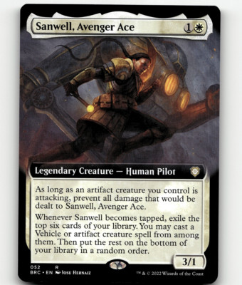 MTG Sanwell, Avenger Ace (Extended Art) 52 The Brothers' War Rare | eBay