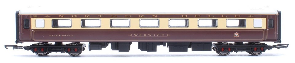 HORNBY 'OO' GAUGE RAKE OF 3 'NORTHERN BELLE' MAROON/CRM ASSORTED ...
