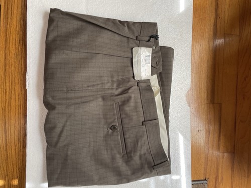 NWT Louis Raphael Worsted Wool Pleated Front Dress Slacks/pants Mens 40 ...