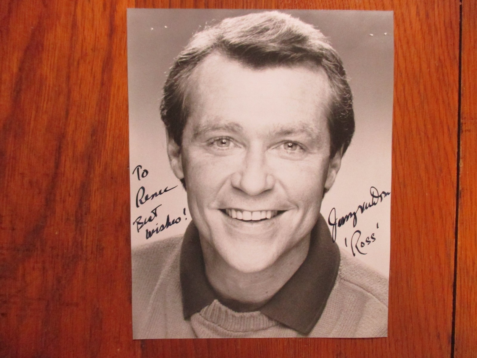 JERRY VER DORN ("One Life To Live/Guiding Light") Signed 8 X 10 B & W ...