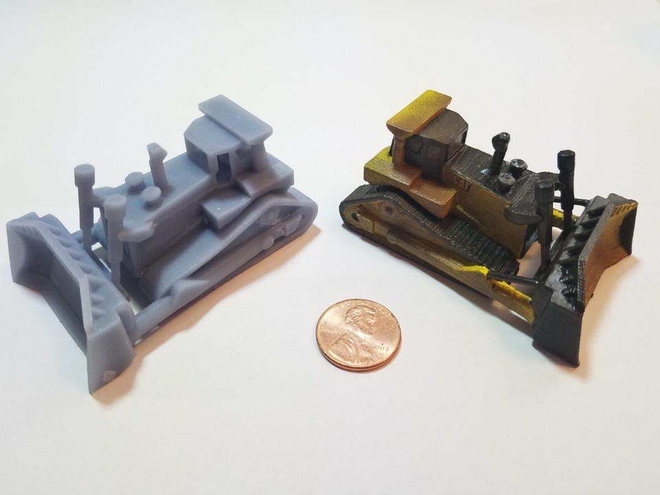 N scale Cat D11 dozer mining equipment vehicle 1:160 railroad unpainted ...