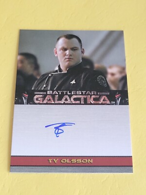 TY OLSSON "CAPTAIN KELLY" - BATTLESTAR GALACTICA PREMIERE AUTOGRAPH ...
