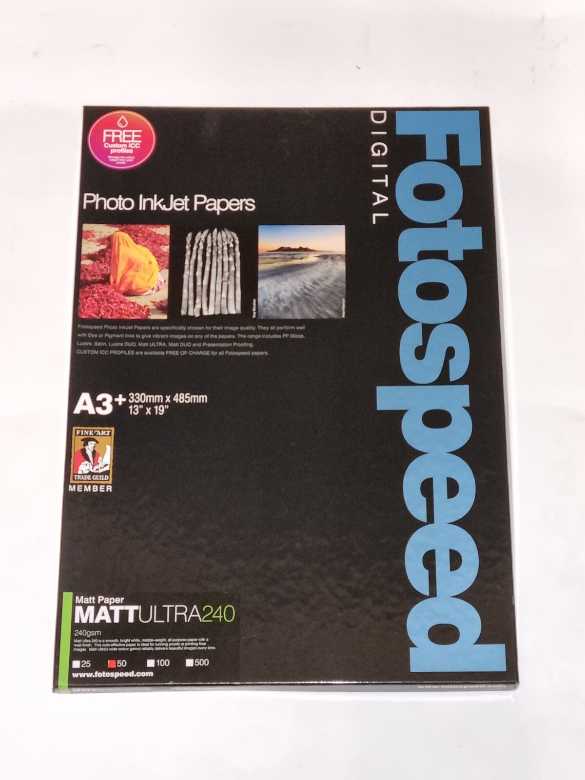 Fotospeed 7D117 - A3+ - Matt Ultra 240gsm Inkjet Paper - 50 Pack | eBay UK