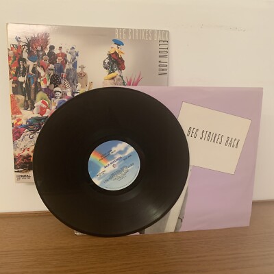 ELTON JOHN Reg Strikes Back 1988 LP Original VINYL Gatefold Album MCA ...