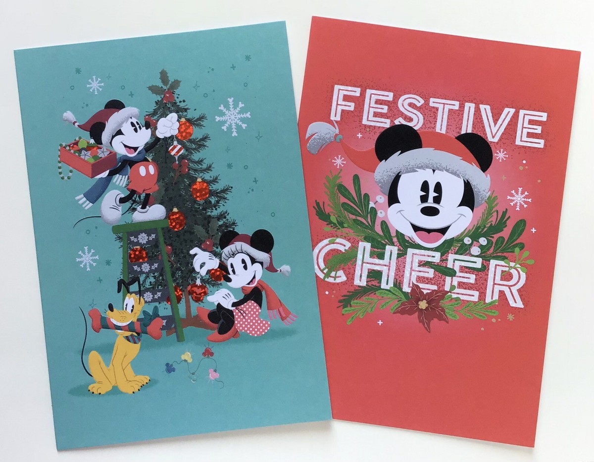 Disney Christmas Cards Disney Studio Christmas Cards Group Of 5 (Walt