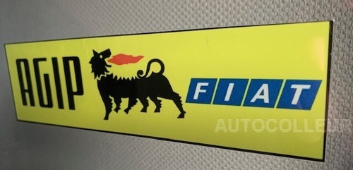 adhésif sticker " FIAT AGIP années 70 80 90 " pour vitre arrière | eBay