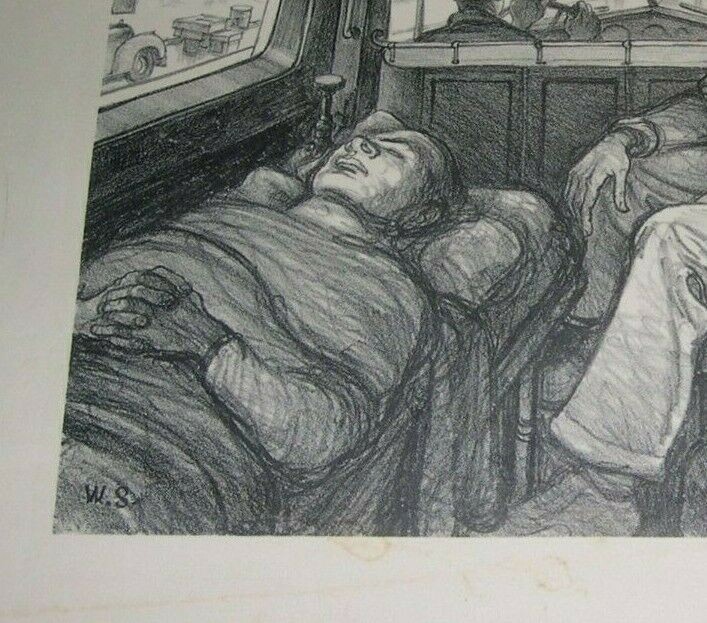 Ambulance Lithograph, William Sharp Listed Artist. | eBay