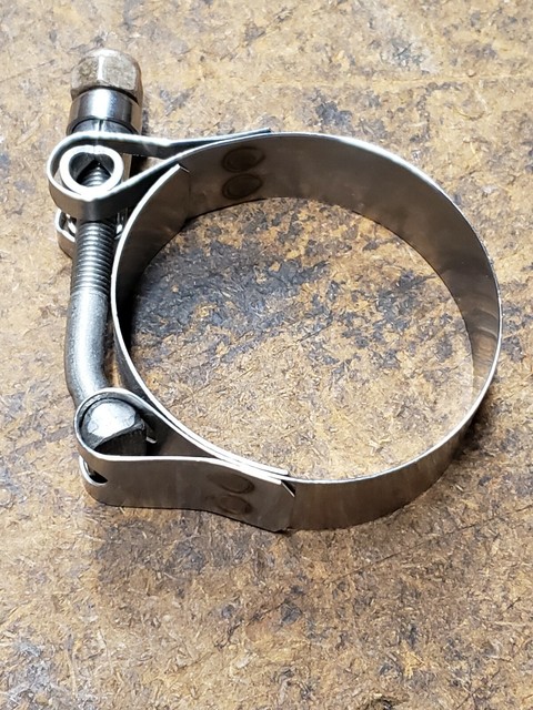 IDEAL Stainless Steel 4.25" ID Radiator Hose Clamp Heavy Duty T-Bolt ...