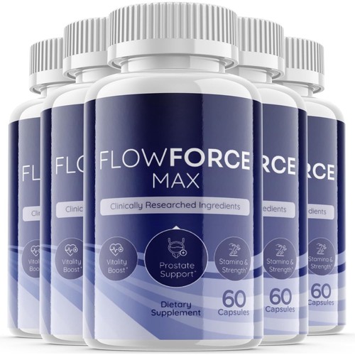 S.o Labs Flow Force Max Dietary Supplement - 300 Capsules (5 Pack) for ...