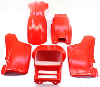 New Plastic Body Kit XL600 R XL 600R Red Fenders Side Panels Shroud 600 ...