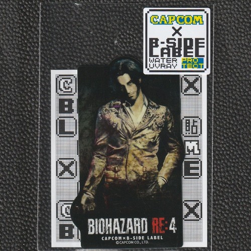 CAPCOM x B-Side Label Sticker BIOHAZARD RESIDENT EVIL Luis Sera RE4 ...