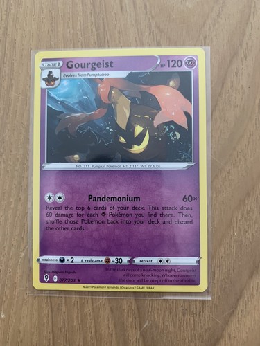 Pokemon Card Evolving Skies 077/203 Gourgeist Rare *M* | eBay Australia
