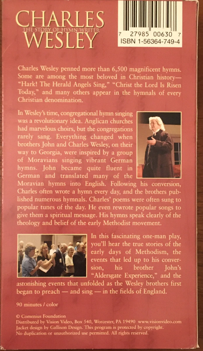 Hymn Writer Charles Wesley