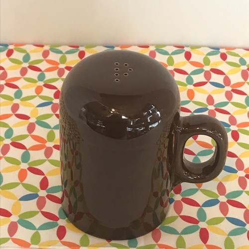Fiestaware Chocolate Rangetop Pepper Shaker Fiesta Retired Brown Range ...