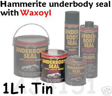 Hammerite anti rust UNDER BODY SEAL with WAXOYL 1lt tin | eBay UK