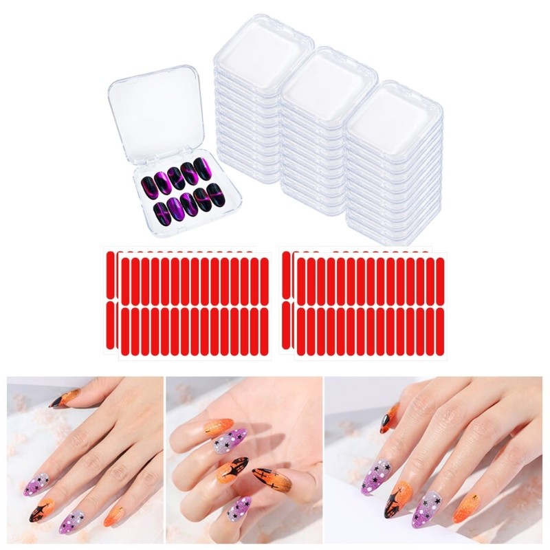 Professional Grades Nail Art Organiser Box Transparent Cover For Salons ...