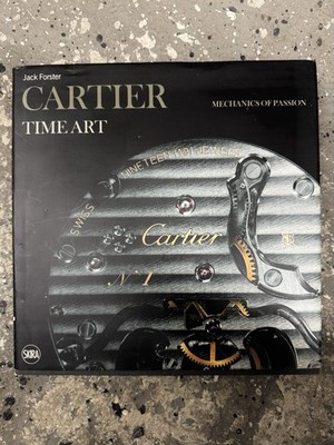 RARE Cartier Time Art Book Jack Forster 2011 Black Cover Skira ...