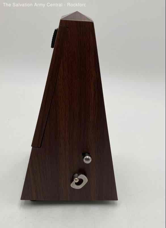Brown Wooden Pyramid Musical Instrument Mechanical Metronome | eBay