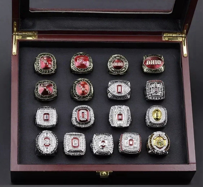 NCAA Ohio State Buckeyes Rings Set Without Box / 17 Rings | eBay