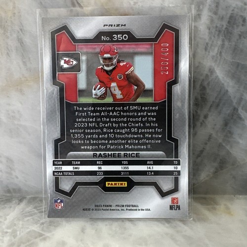 2023 Panini Prizm - Rookies Pandora Prizm #350 Rashee Rice /400 (RC ...