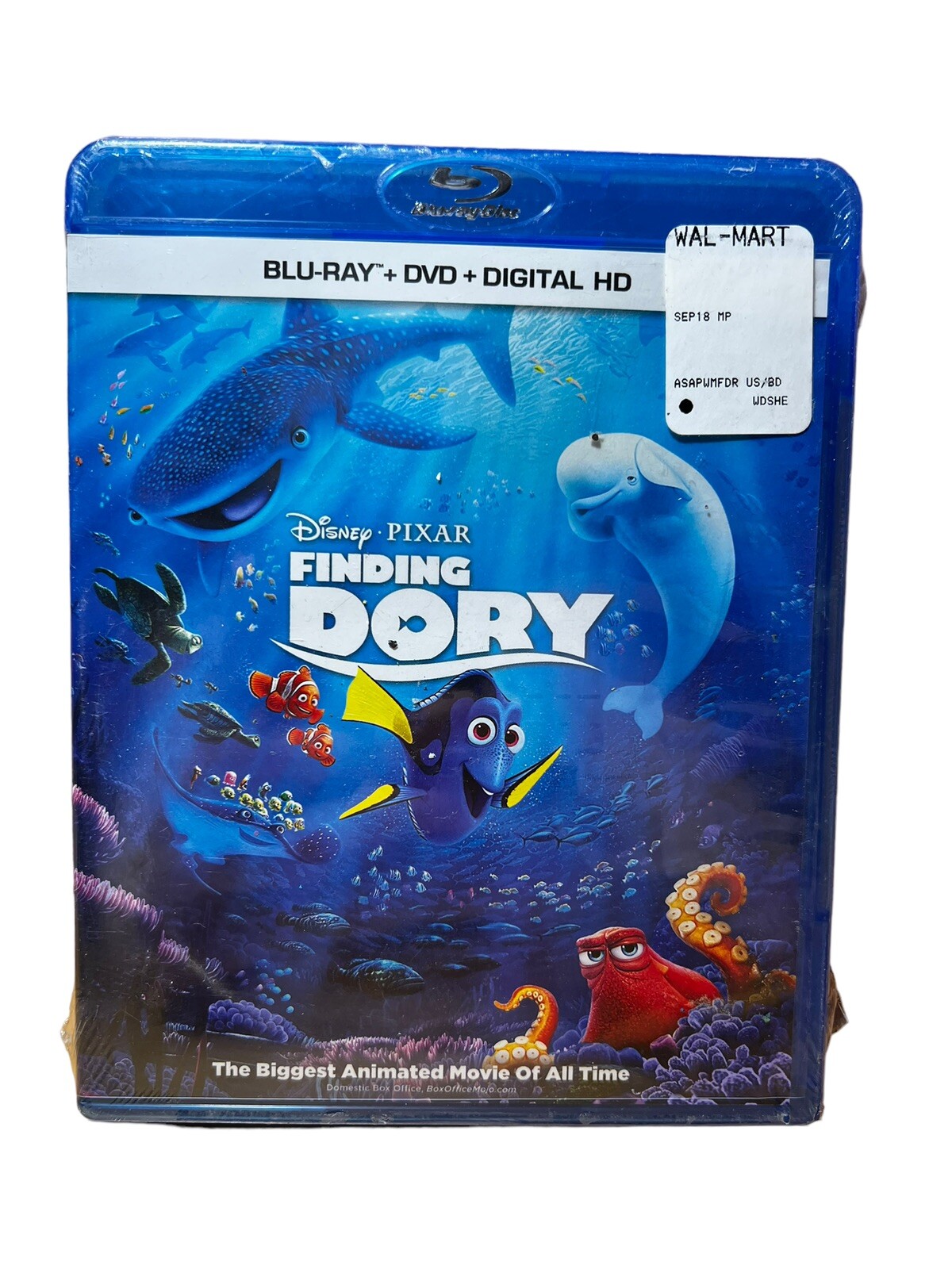 Authentic Disney Pixar Finding Dory Blu-ray + DVD + Digital HD Movie ...