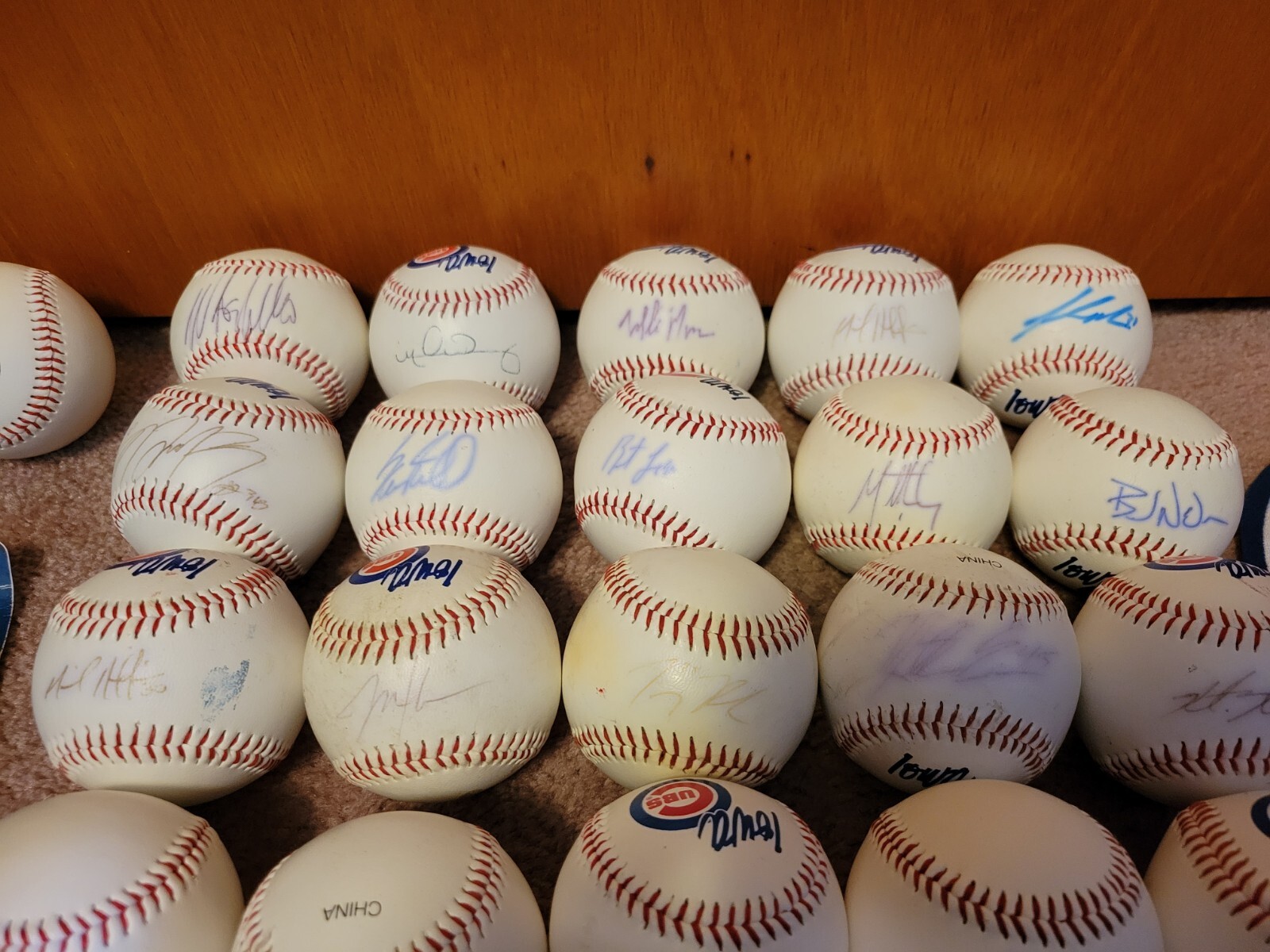 Lot Of 20 Signed Iowa Cubs MLB Baseballs. Reuss, Joshua. Chicago Patch ...