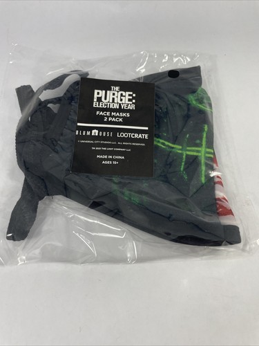 The Purge Election Year Face Masks 2 Pack - Loot Fright / Blumhouse ...
