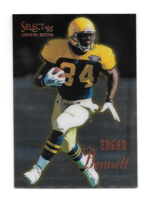 1995 Select Certified Edition EDGAR BENNETT Base - GREEN BAY PACKERS ...